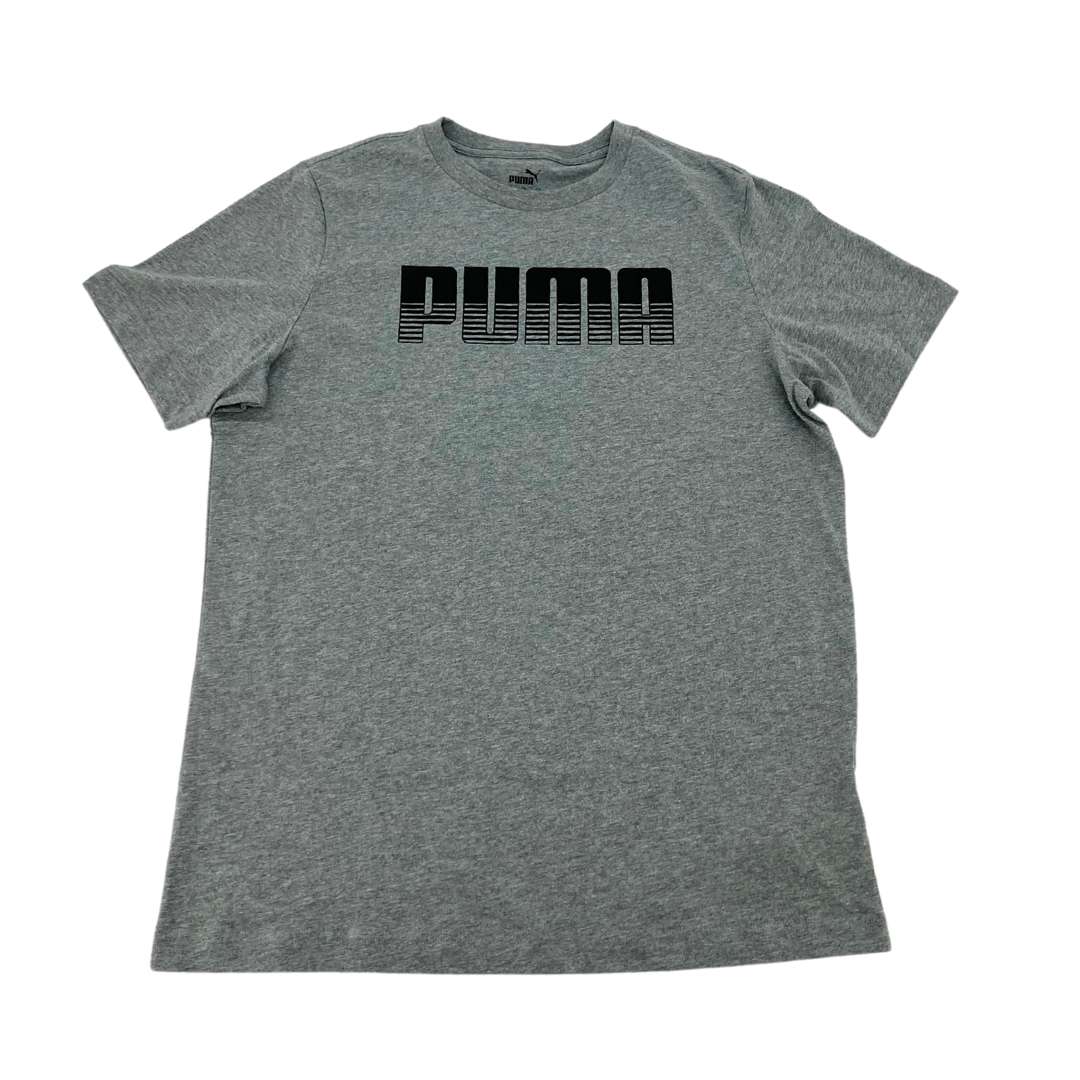 Puma Men’s Grey Logo T-Shirt / Size Medium – CanadaWide Liquidations