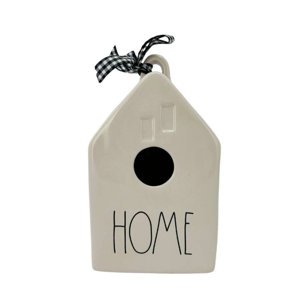 Rae Dunn White Ceramic “Home” Birdhouse – CanadaWide Liquidations