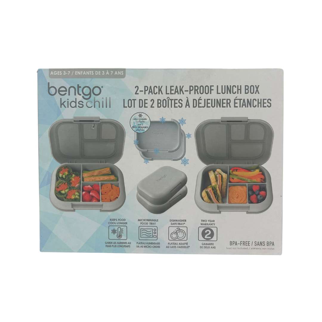 Bentgo Kids Chill Lunchbox: Grey / 2 Pack – CanadaWide Liquidations