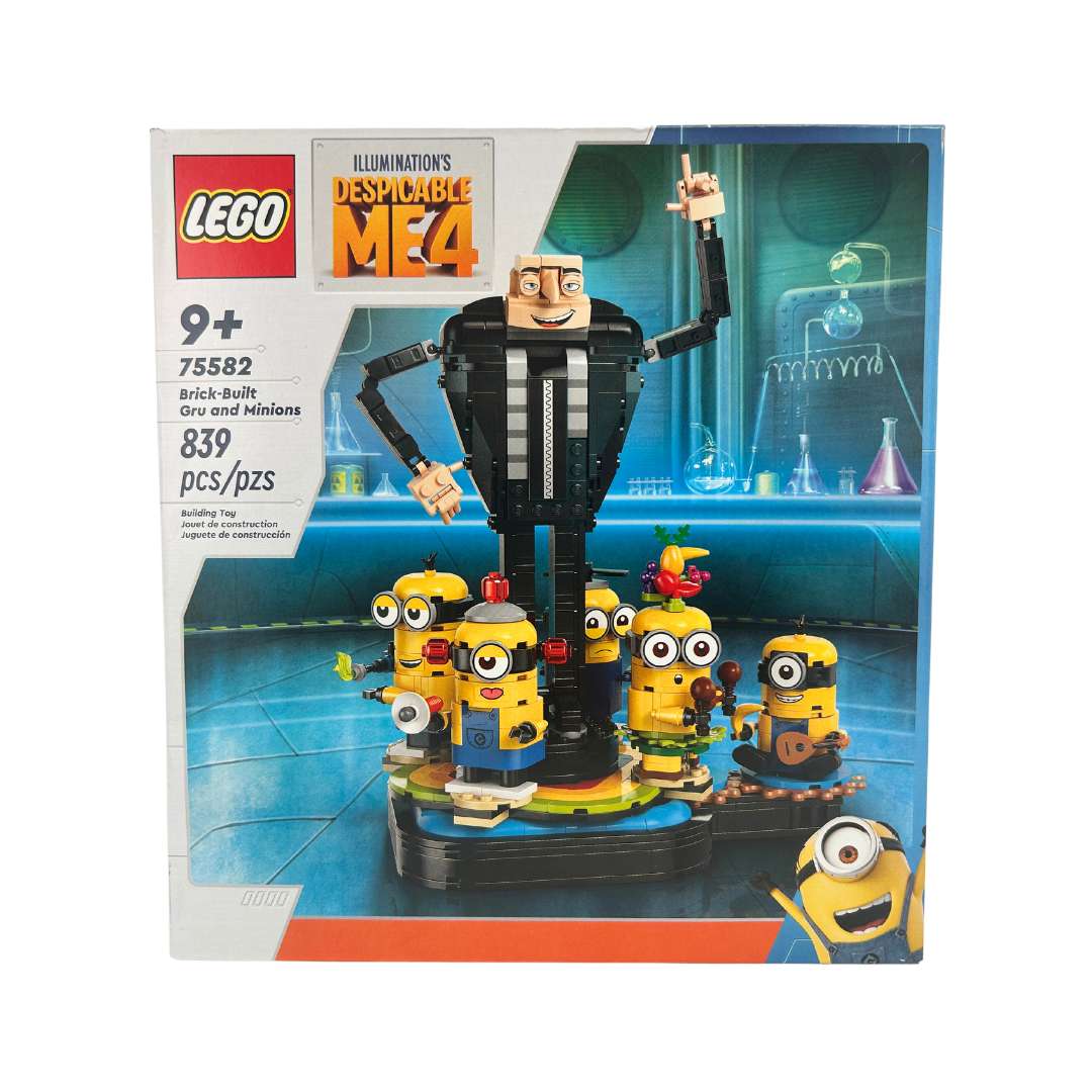 LEGO Despicable Me 4 Brick-Built Gru and Minions Building Set / 75582 ...