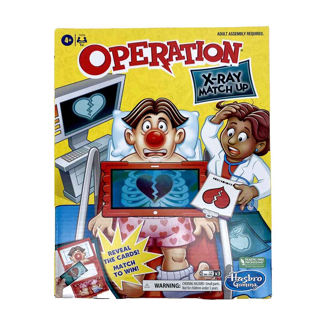 Hasbro Operation X-Ray Match Up Game / For Ages 4+ – CanadaWide ...