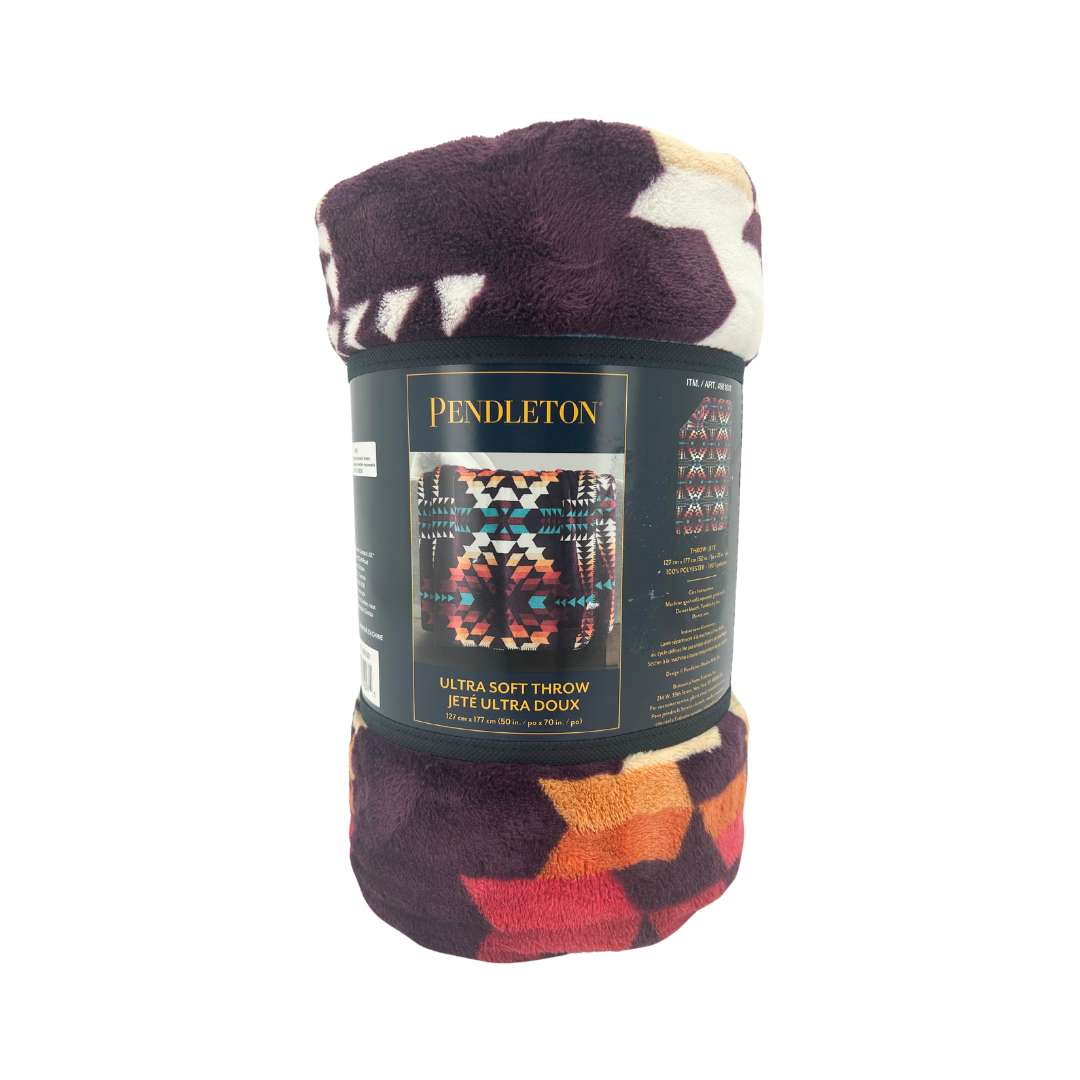 Pendleton Purple Ultra Soft Throw Blanket / 50″ x 70″ – CanadaWide ...
