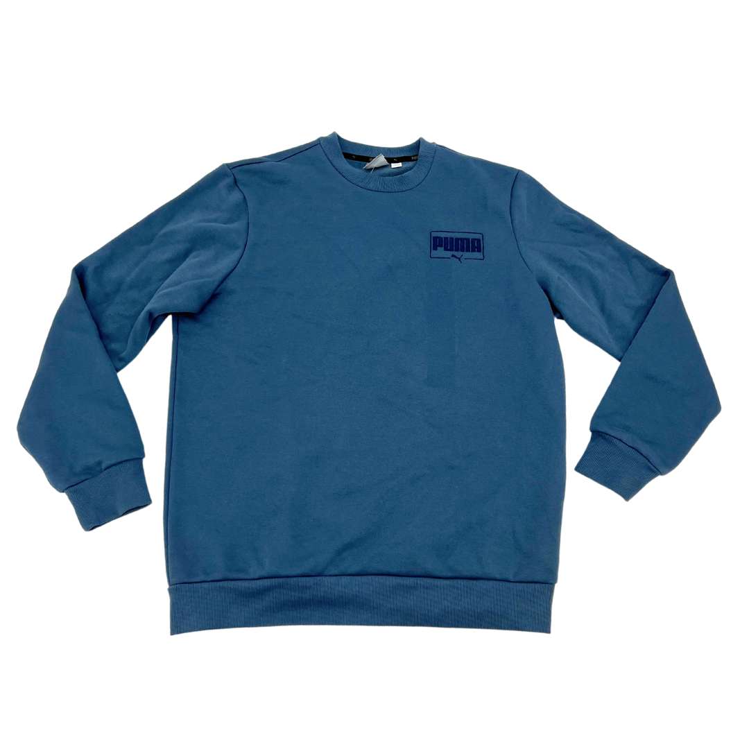 Puma Women’s Blue Crew Neck Fleece Sweatshirt / Size Medium ...