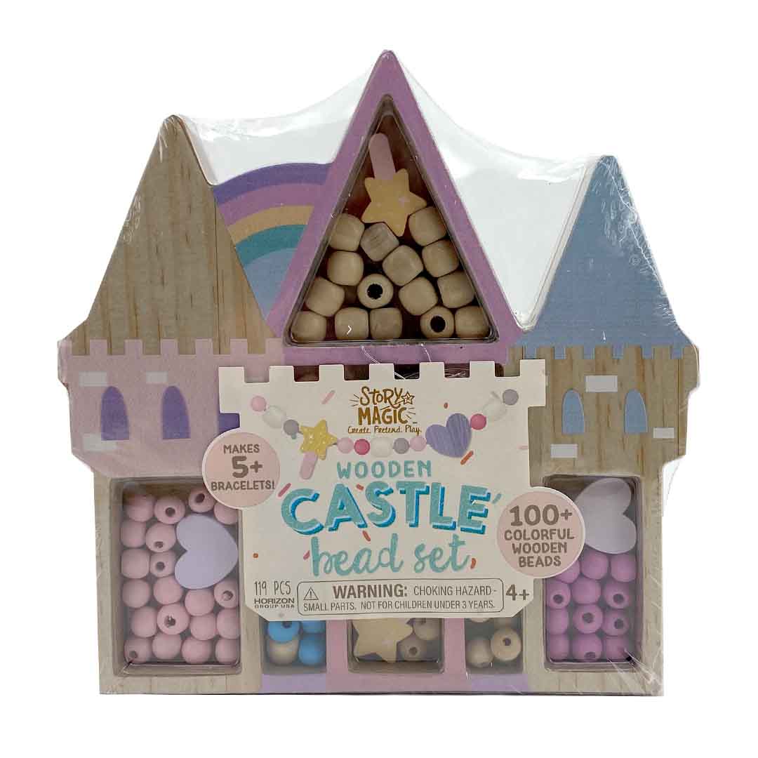Story Magic Wooden Castle Bead Set / 100+ Pieces – CanadaWide Liquidations