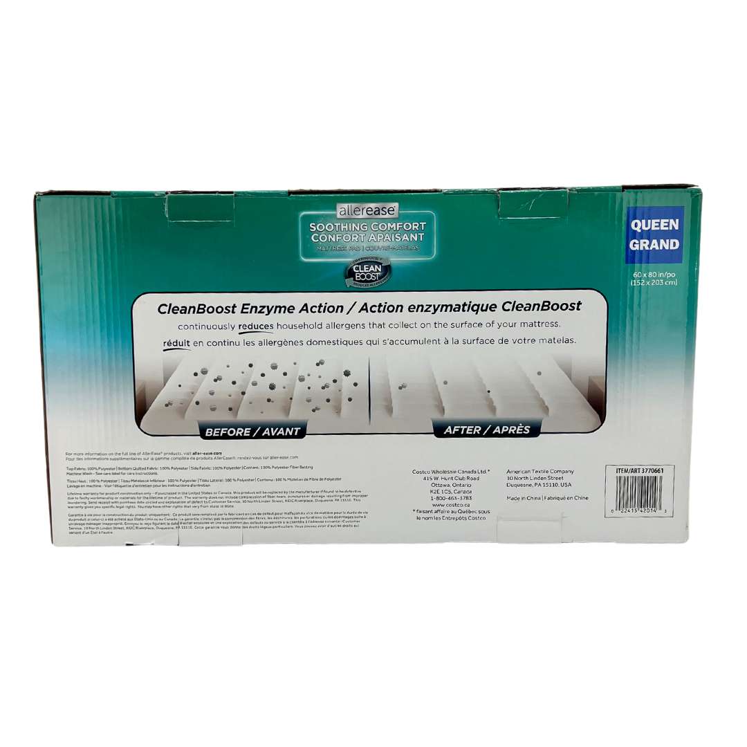 Allerease Soothing Comfort Mattress Pad / Queen Size – CanadaWide Liquidations