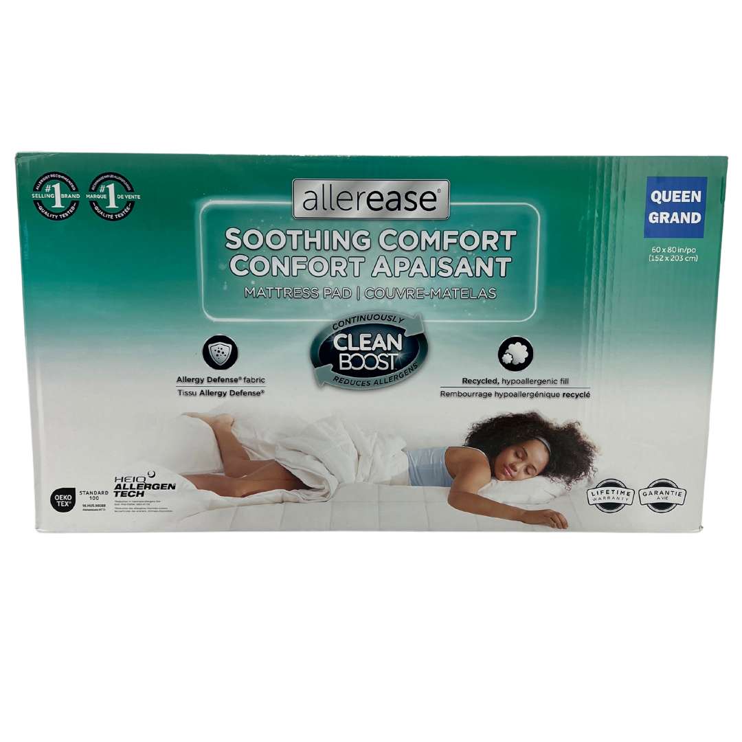 Allerease Soothing Comfort Mattress Pad / Queen Size – CanadaWide ...