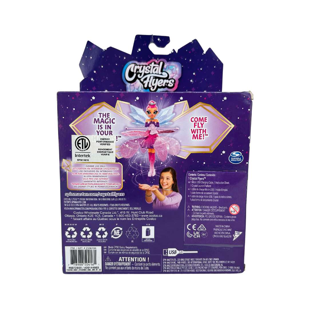 Crystal Flyers Magical Flying Toy / Doll With Wings – CanadaWide Liquidations