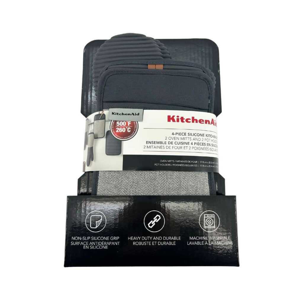 Kitchen Aid Grey Silicone Kitchen Set / 4 Pieces – CanadaWide Liquidations