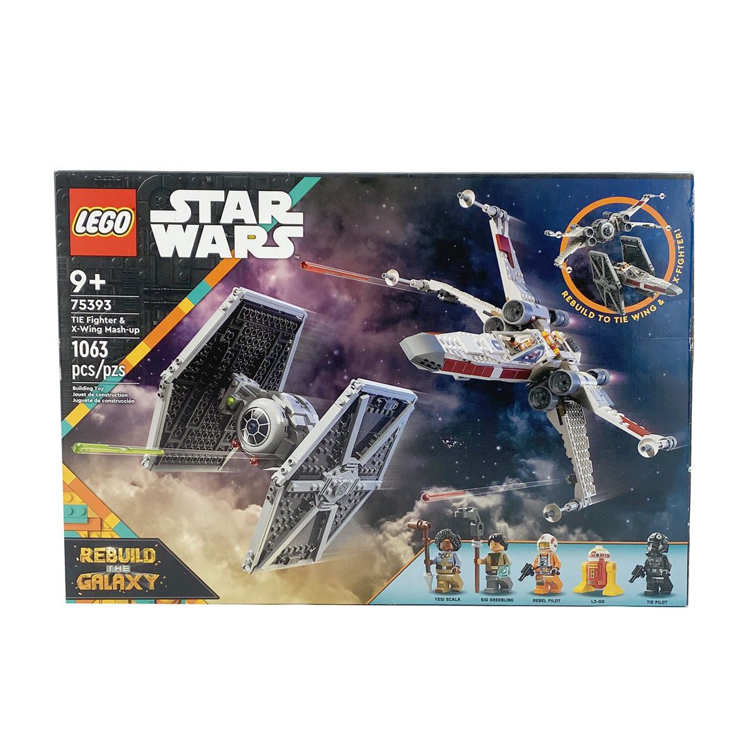 LEGO Star Wars TIE Fighter & X-Wing Mash-Up Building Set / 75393 ...