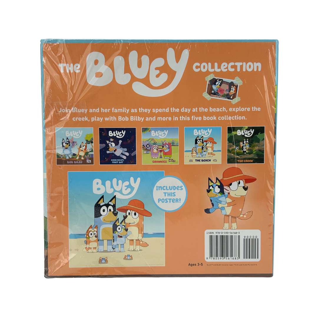 The Bluey Collection Box Set / 5 Books & Poster – CanadaWide Liquidations