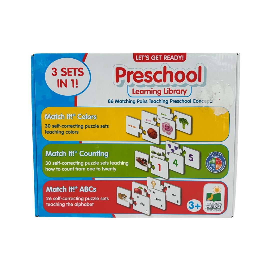 The Learning Journey Preschool Learning Library / 3 Sets in 1 ...