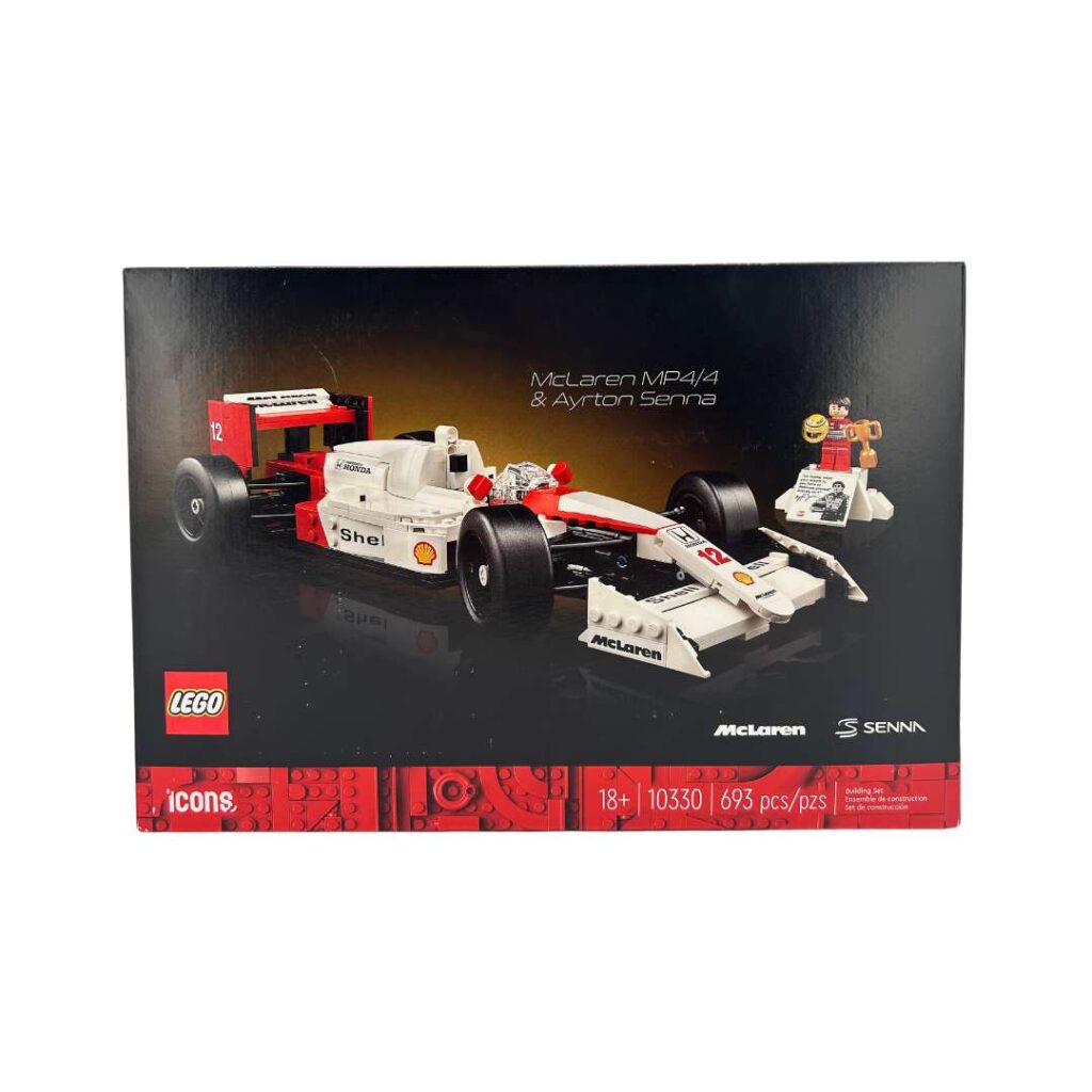 LEGO Icons McLaren MP4/4 & Ayrton Senna Model Race Car Building Set ...