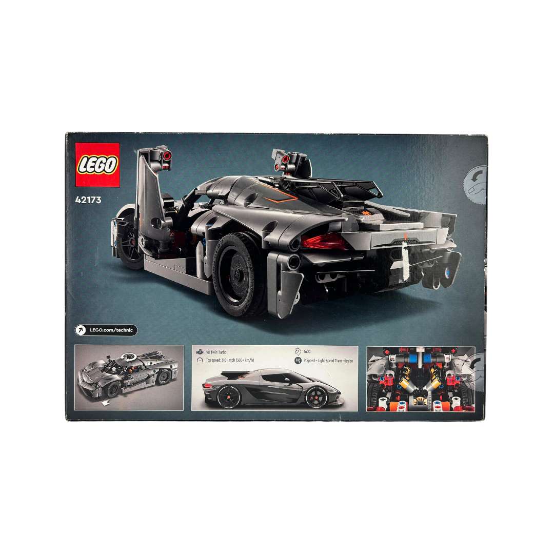 LEGO Technic Koenigsegg Jesko Absolut Grey Hypercar Building Set ...