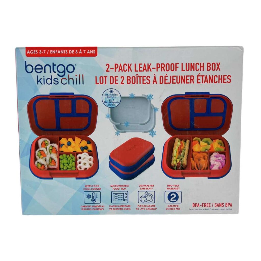 Bentgo Kids Chill Red And Blue Lunch Box: 2 Pack – CanadaWide Liquidations