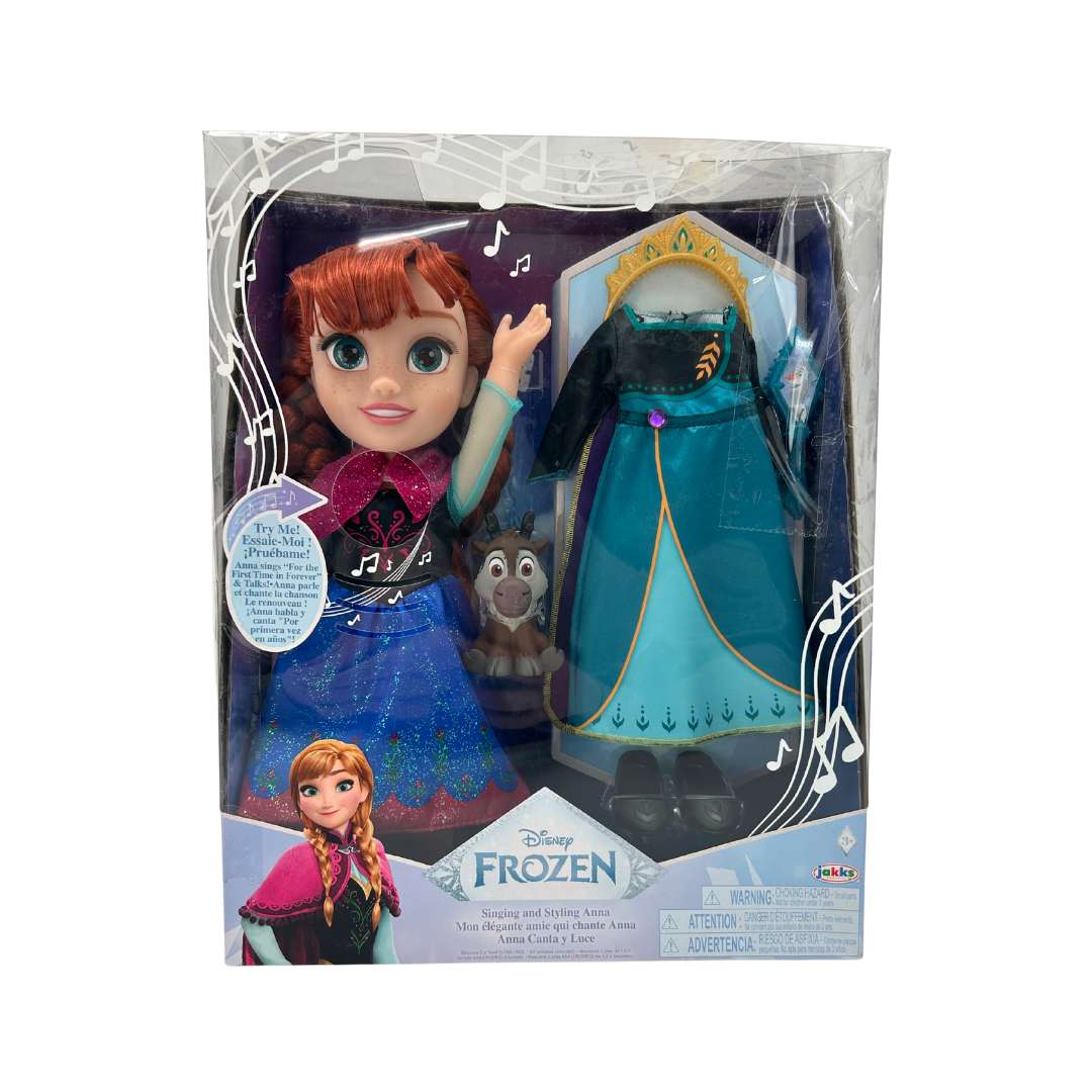 Disney Frozen Singing & Styling Anna / Singing Doll with Accessories ...