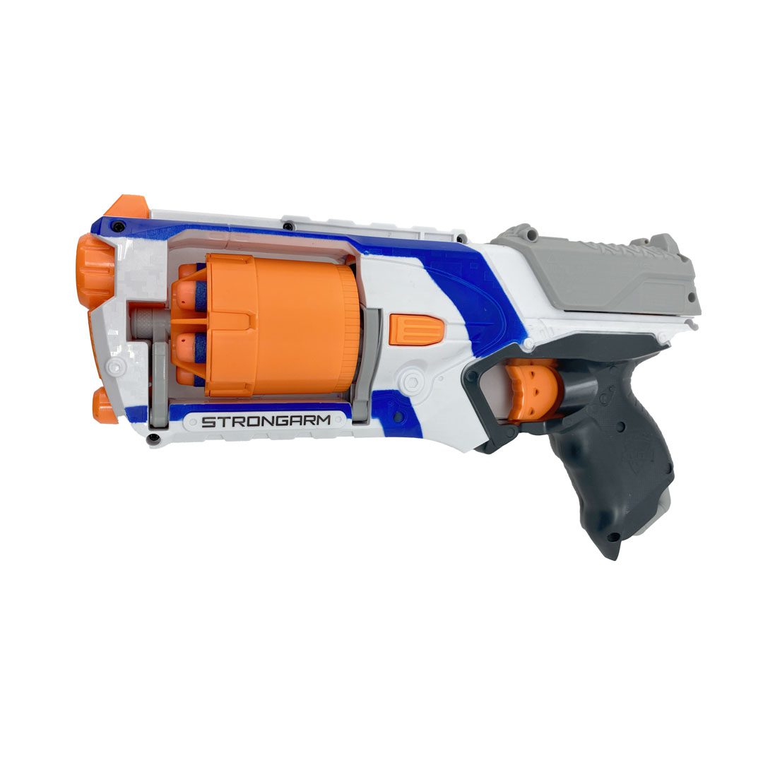 Nerf Strongarm Hand Blaster with 6 Foam Darts / For Ages 8 ...