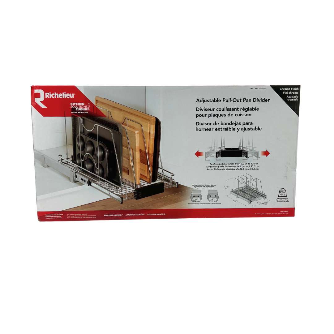 Richelieu Adjustable Pull-Out Pan Divider – CanadaWide Liquidations