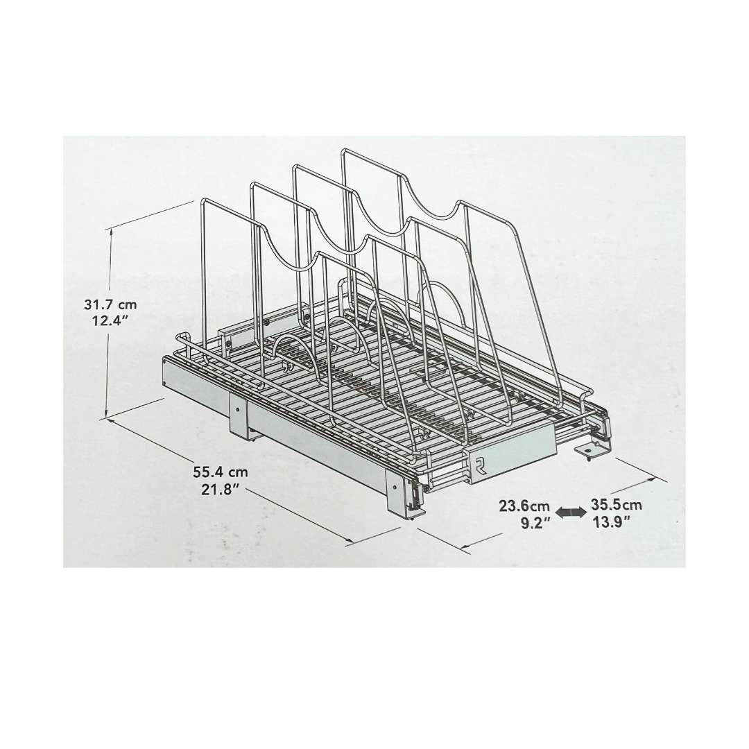 Richelieu Adjustable Pull-Out Pan Divider – CanadaWide Liquidations