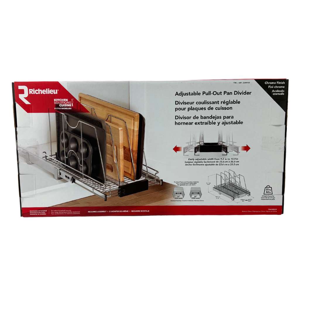 Richelieu Adjustable Pull-Out Pan Divider – CanadaWide Liquidations