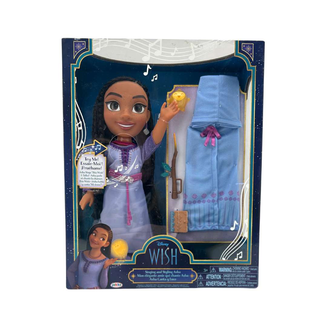 Disney Wish Singing & Styling Asha / Singing Doll with Accessories ...