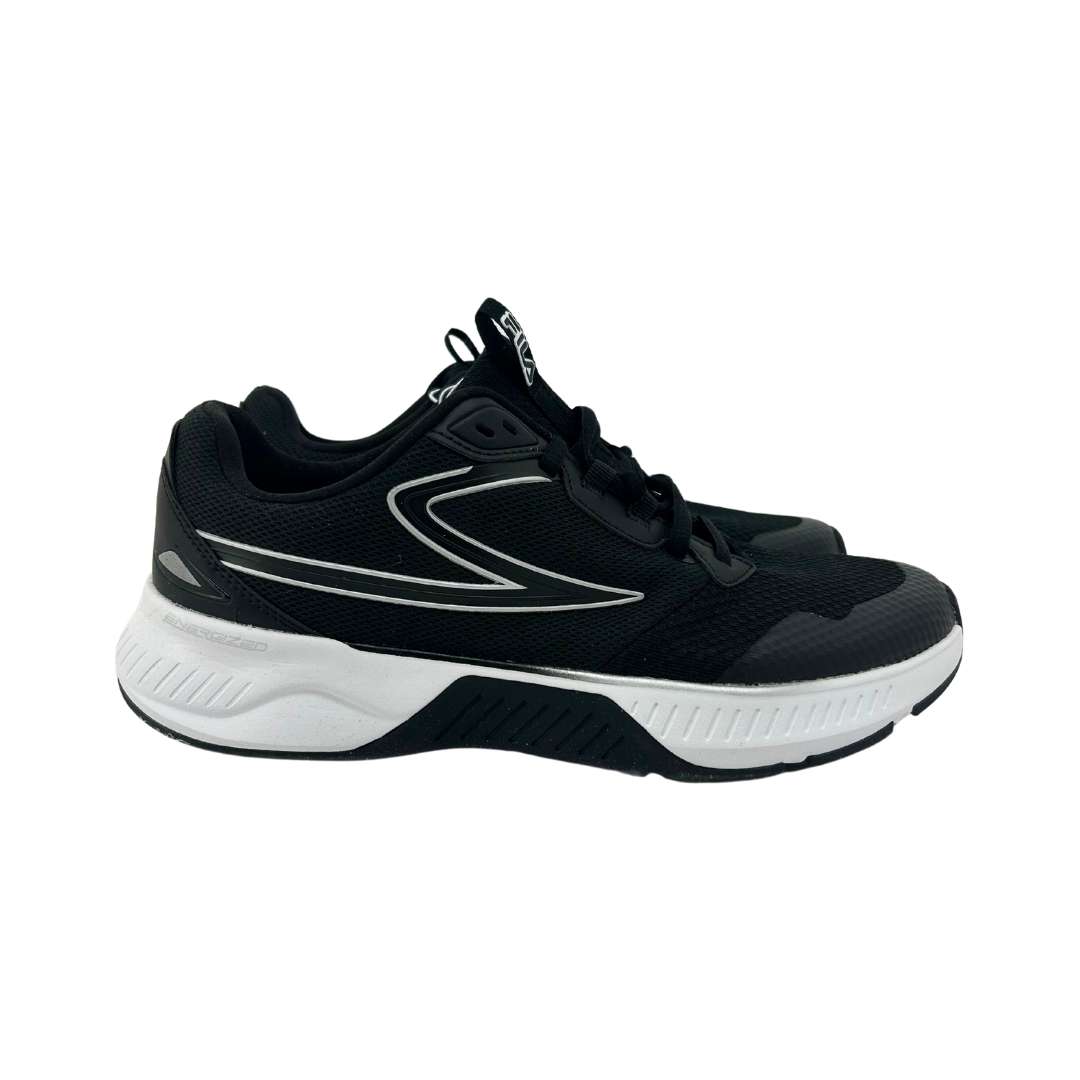 Fila Men’s Black Action-Stride Energized Running Shoes / Various Sizes ...