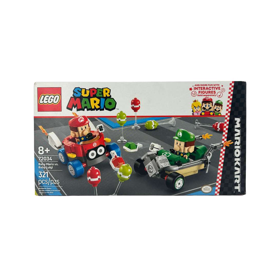 LEGO Super Mario Baby Mario vs. Baby Luigi Buildable Game / 72034 ...