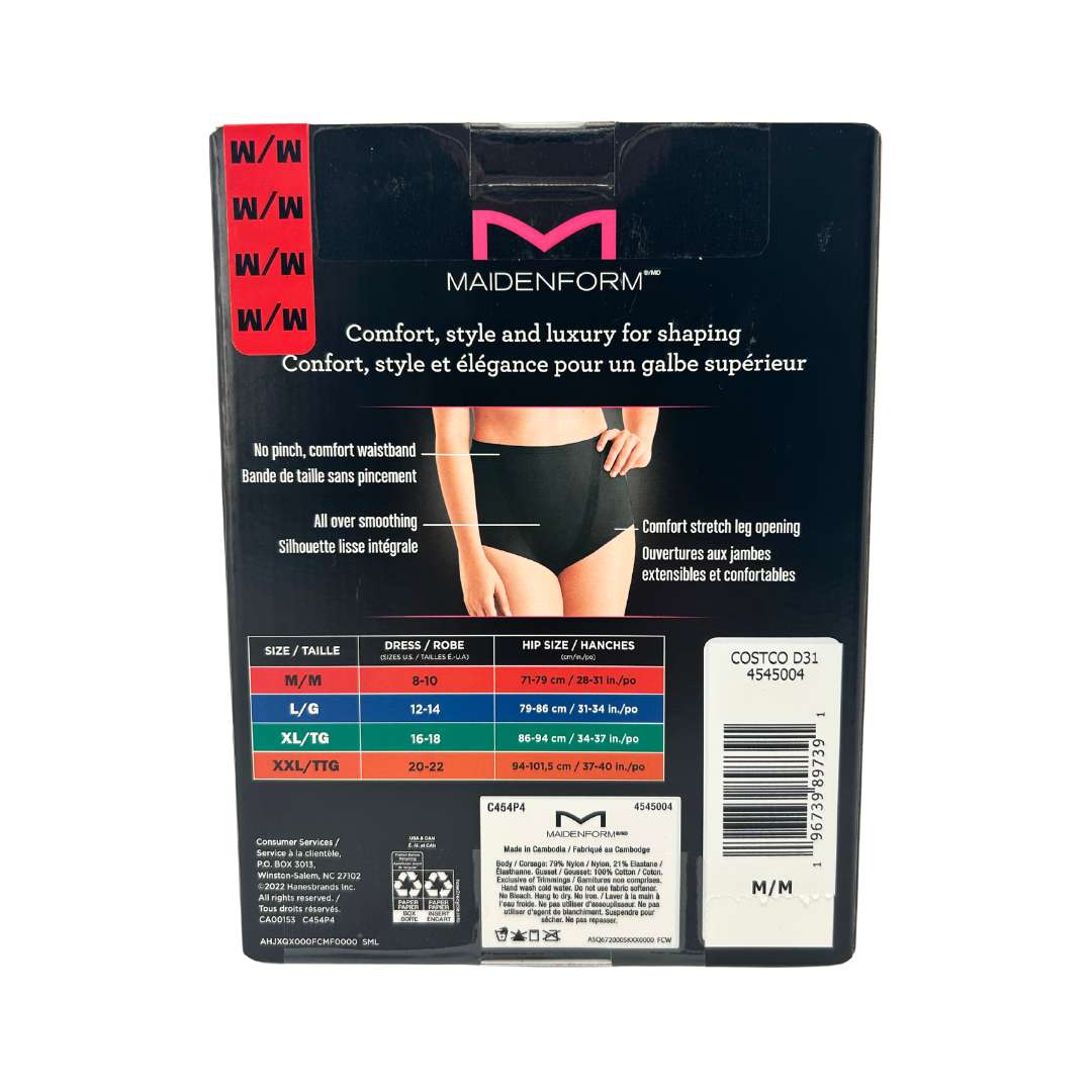 Maidenform Women’s Multicolour Tummy Toning Briefs: 4 Pairs / Various ...