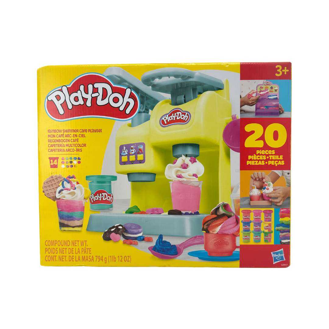 Play-Doh Rainbow Shimmer Café Playset / 20 Accessories – CanadaWide ...