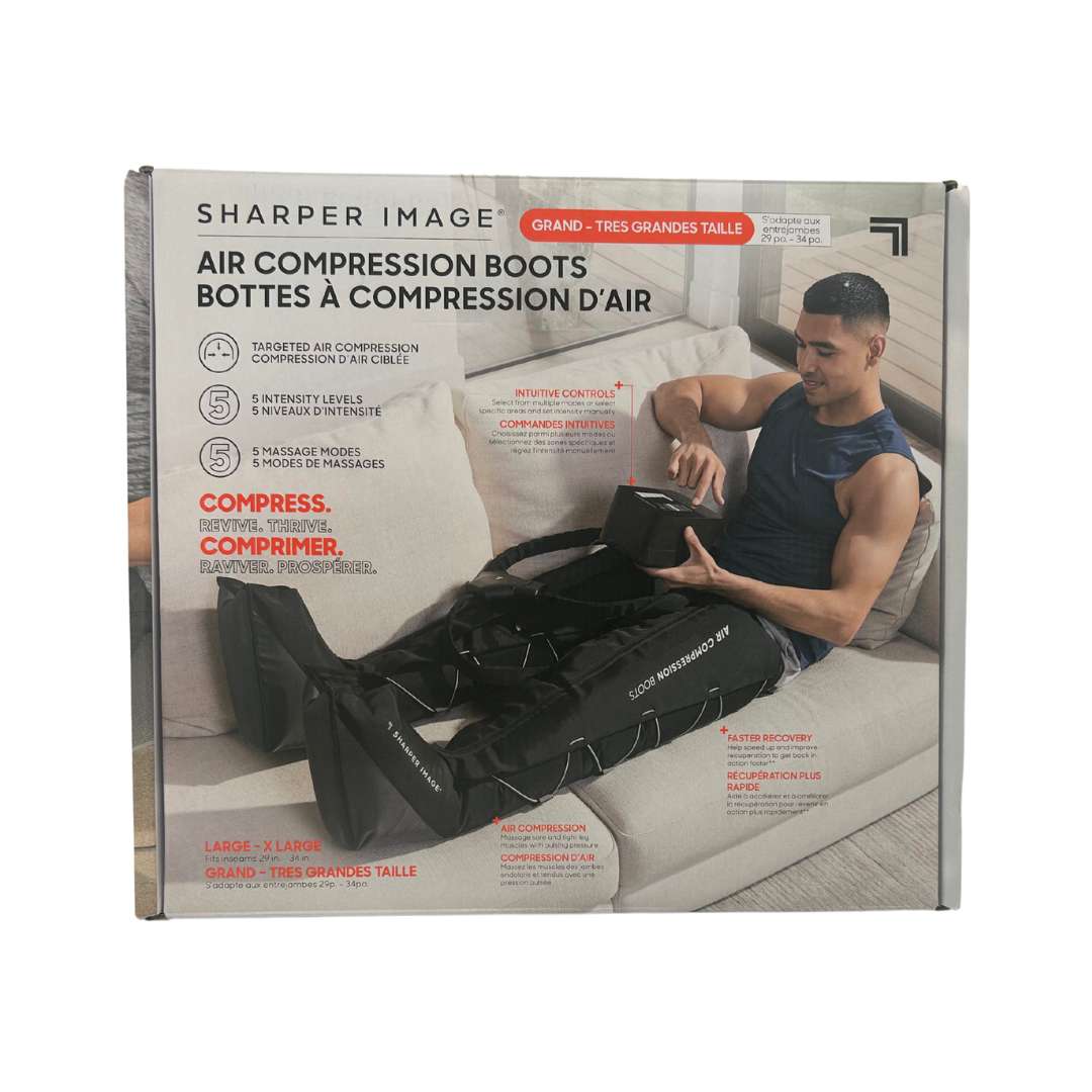 Sharper Image Air Compression Boots / Size Large – CanadaWide Liquidations