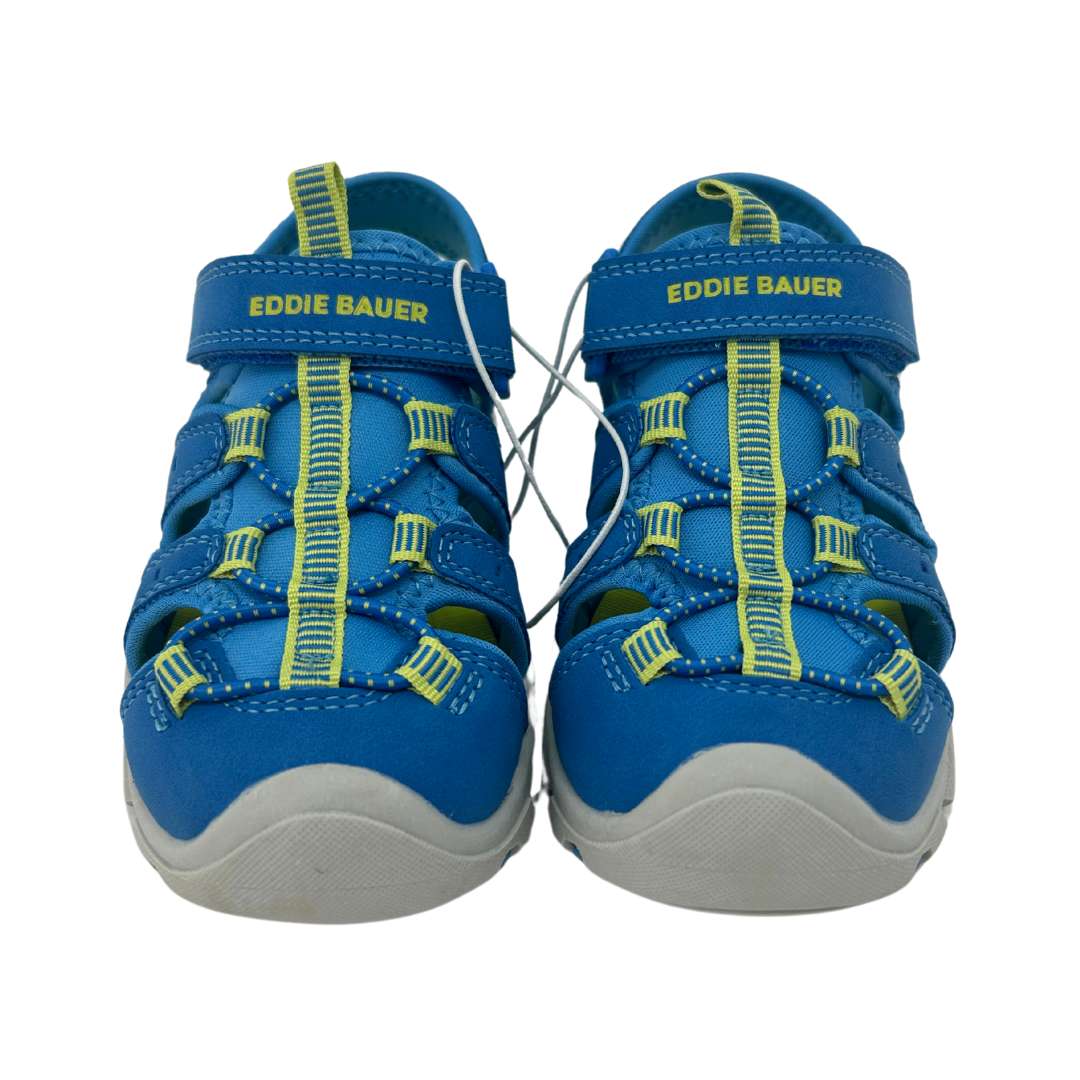 Eddie Bauer Boy’s Blue & Lime Bump Toe Sandal / Various Sizes ...