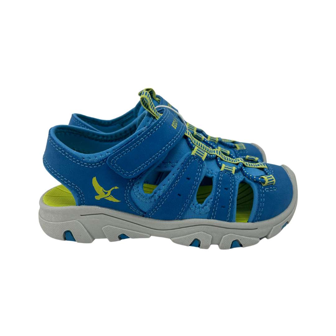 Eddie Bauer Boy’s Blue & Lime Bump Toe Sandal / Various Sizes ...