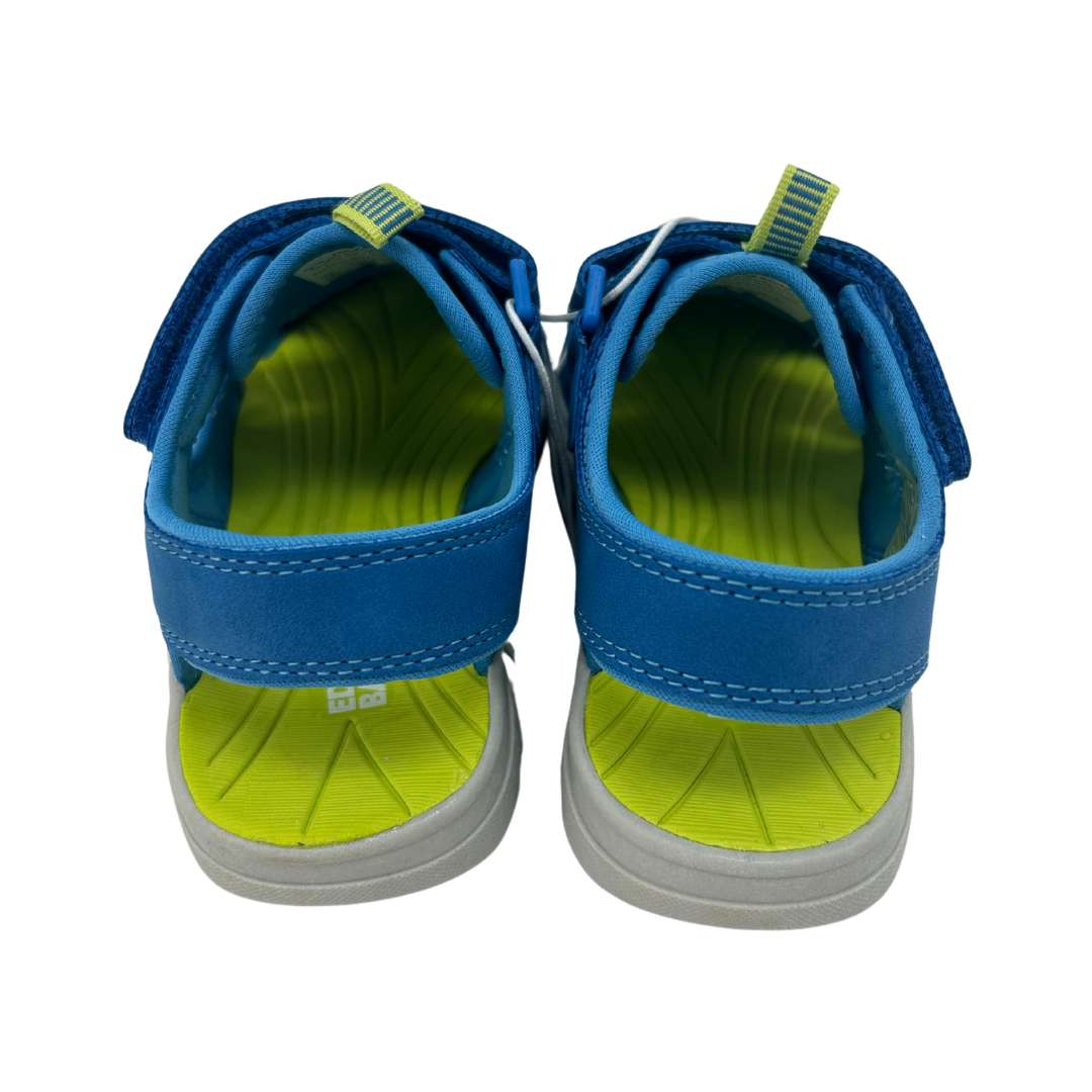 Eddie Bauer Boy’s Blue & Lime Bump Toe Sandal / Various Sizes ...