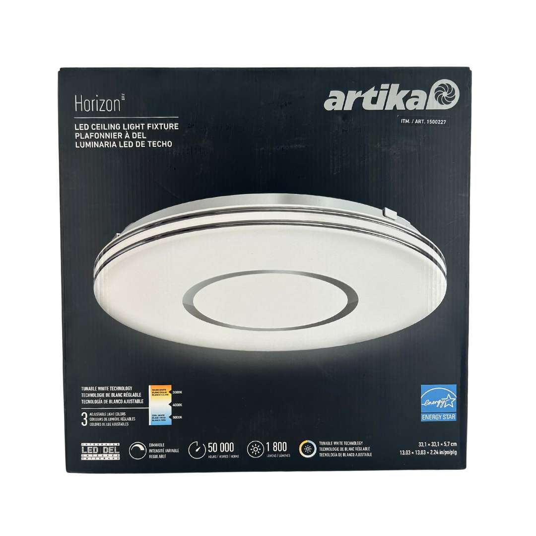 Artika Horizon LED Ceiling Light Fixture / 3 Adjustable Light Colours ...