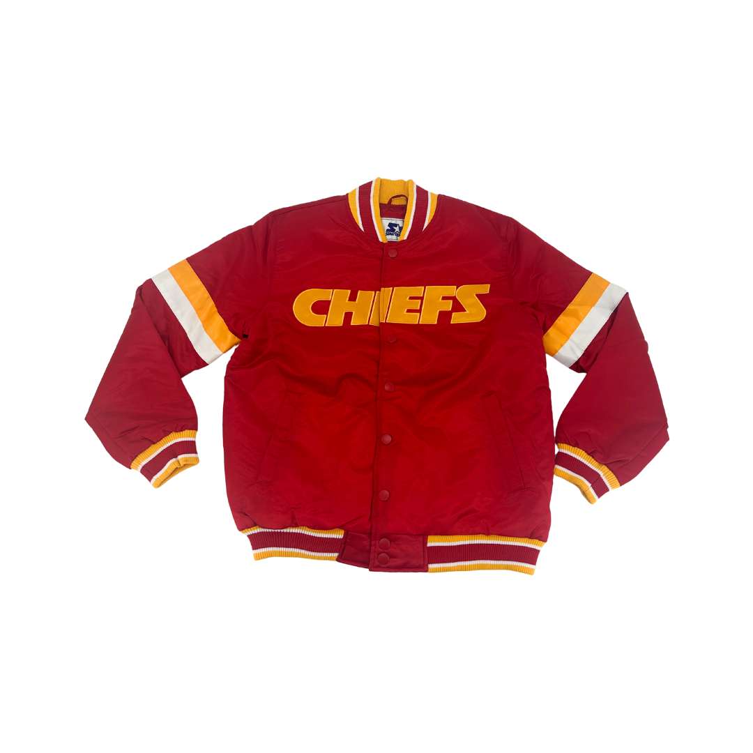 NFL Men’s Red Kansas City Chiefs Starter Jacket / Size Medium ...