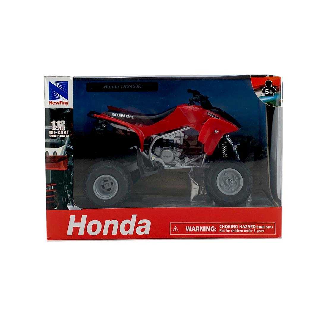NewRay Red Honda TRX 450R ATV / 1:12 Scale Model – CanadaWide Liquidations