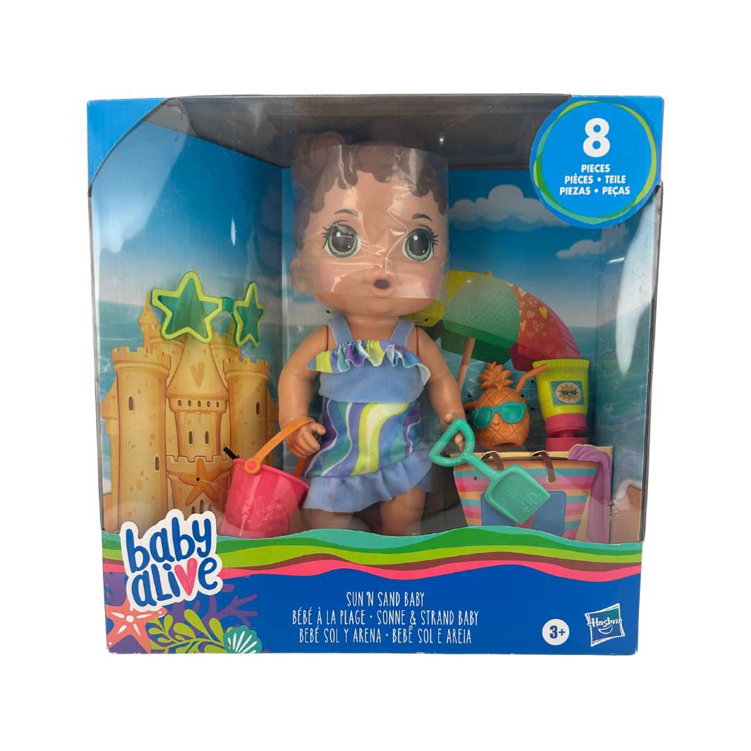 Baby Alive Sun ‘n Sand Baby Doll Set / 8 Pieces – CanadaWide Liquidations