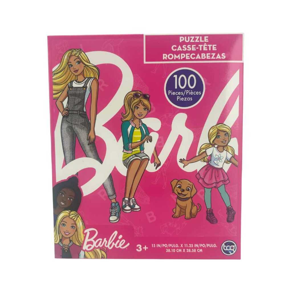 Barbie Hot Pink 100 Piece Jigsaw Puzzle / “Barbie” – CanadaWide ...