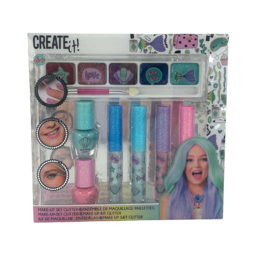 Create it! Mermaid Make-Up Glitter Set / Ages 6+ – CanadaWide Liquidations