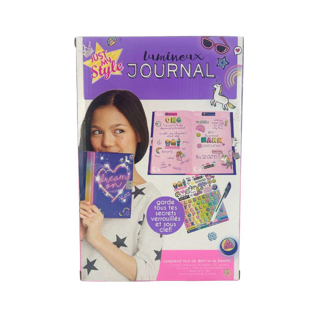 Just My Style Light-Up Diary / Purple “Dream On” Diary – CanadaWide ...