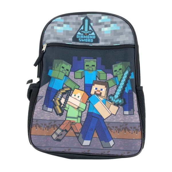 Bioworld World of Minecraft 16″ Diamond Sword Childs Backpack / Ages 3 ...