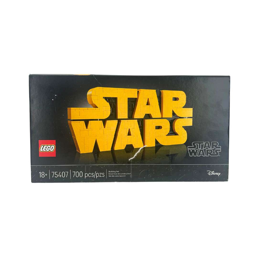 LEGO Star Wars Brick-Built “Star Wars” Logo Building Set / 75407 ...