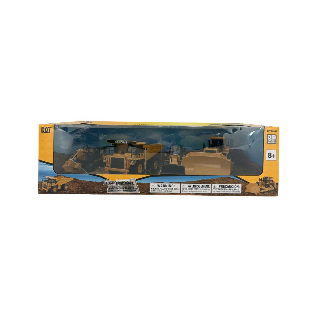 CAT Diecast Metal Construction Vehicle Set / 4 Piece Playset ...