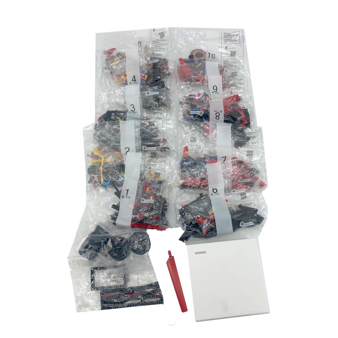 LEGO Technic Red Ferrari SF-24 Building Set: F1 Racecar / 42207 ...