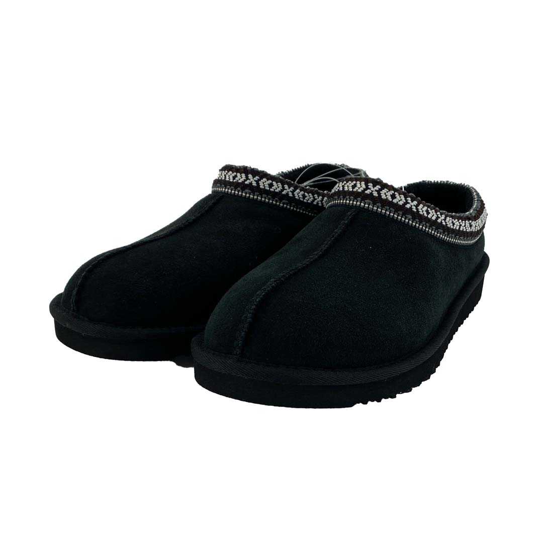 Kirkland Men’s Black Shearling Slipper with Embroided Trim / Various ...