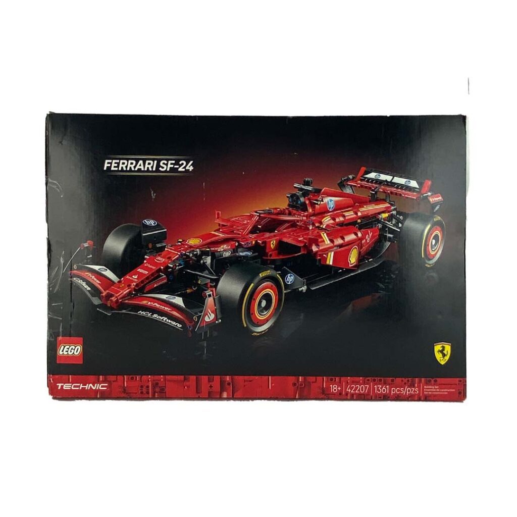 LEGO Technic Red Ferrari SF-24 Building Set: F1 Racecar / 42207 ...