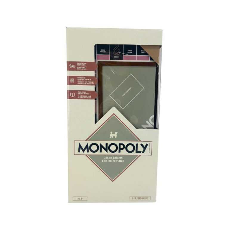 Monopoly Grand Edition Board Game / 2-6 Players – CanadaWide Liquidations