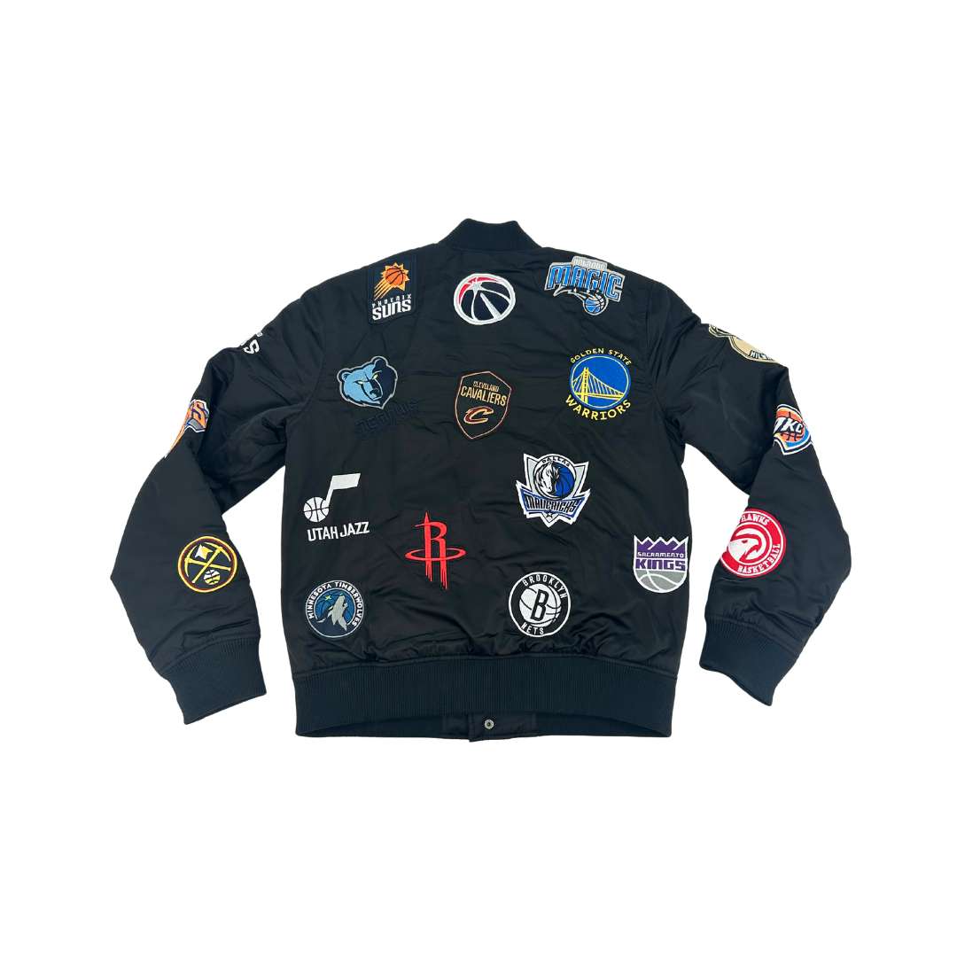 NBA Men’s Multi-Team Logo Bomber Jacket / Various Sizes – CanadaWide ...