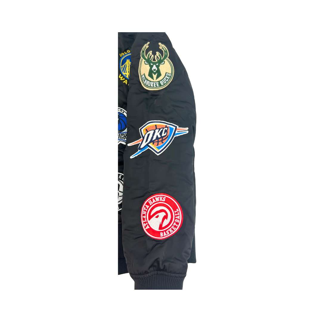 NBA Men’s Multi-Team Logo Bomber Jacket / Various Sizes – CanadaWide ...