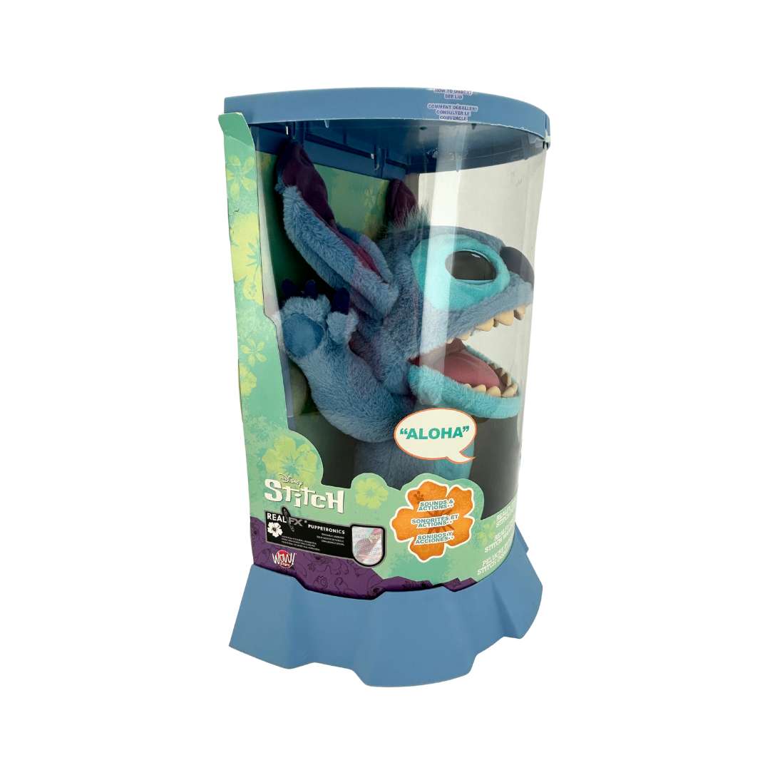 RealFX Disney Stitch Puppet: Animatronic Puppet / Sounds & Actions ...