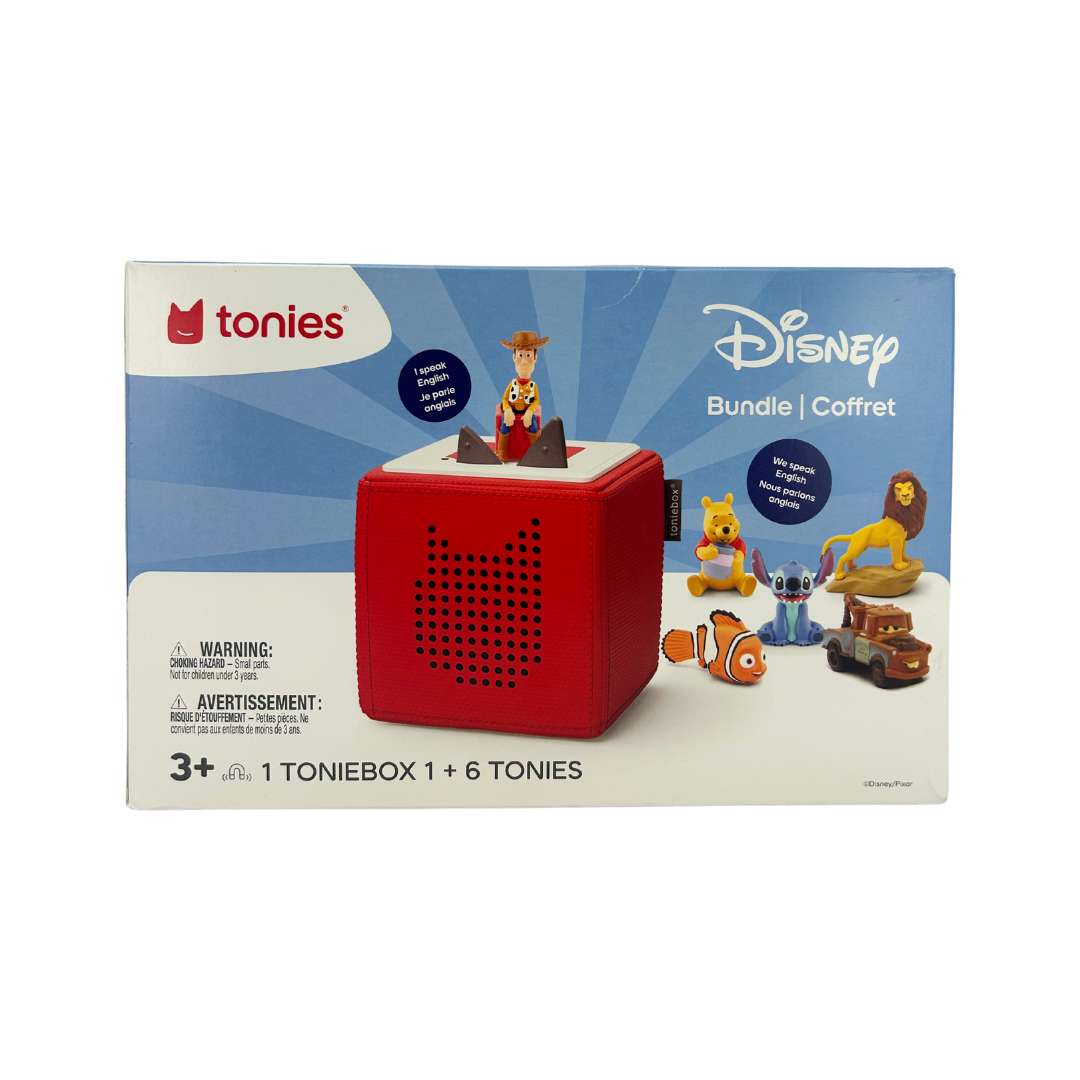 Tonies Toniebox 1 Audio Player: Red / Disney Bundle – CanadaWide ...
